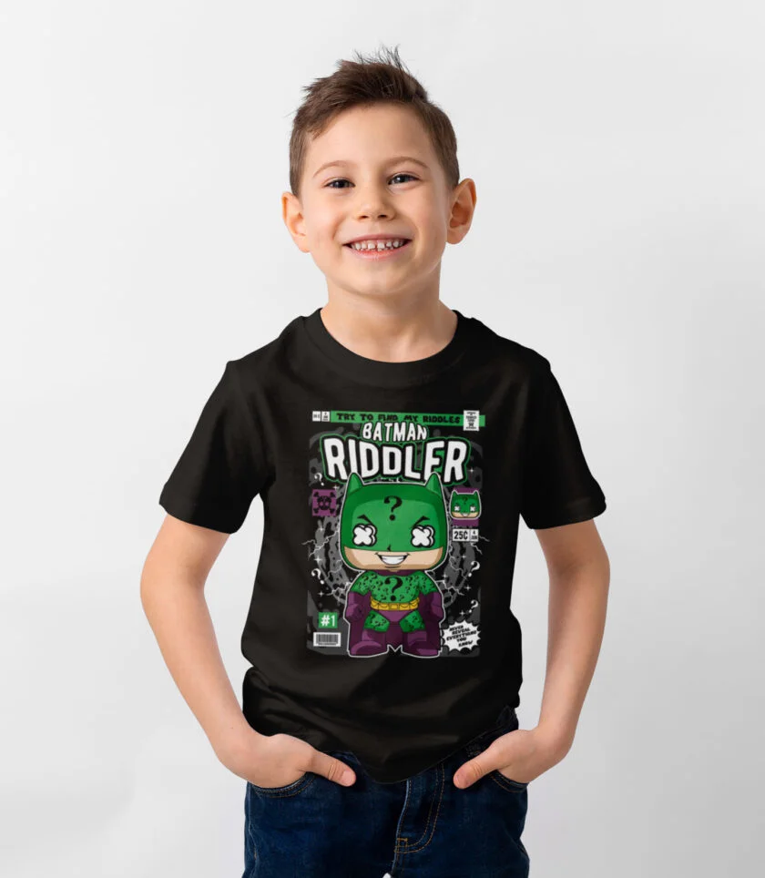 DC Comics - Batman Riddler "Try To Find My Riddles" Classic Kids ...